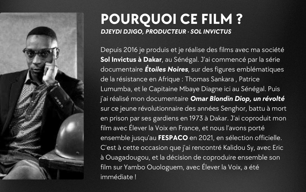 Yambo Ouologuem, La Blessure - Ulule