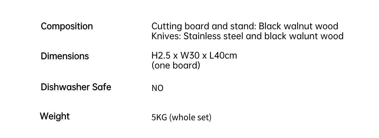 4-in-1 Chopping Board and Knife Set - Ulule