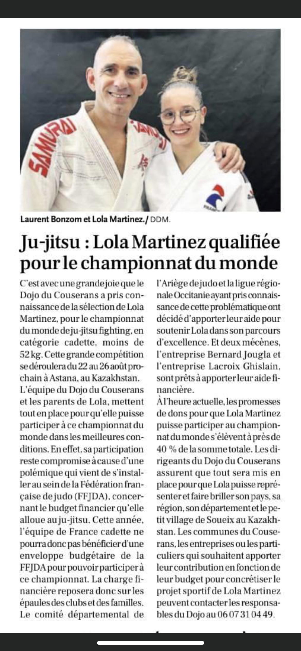 Lola et les Championnats du Monde 2023