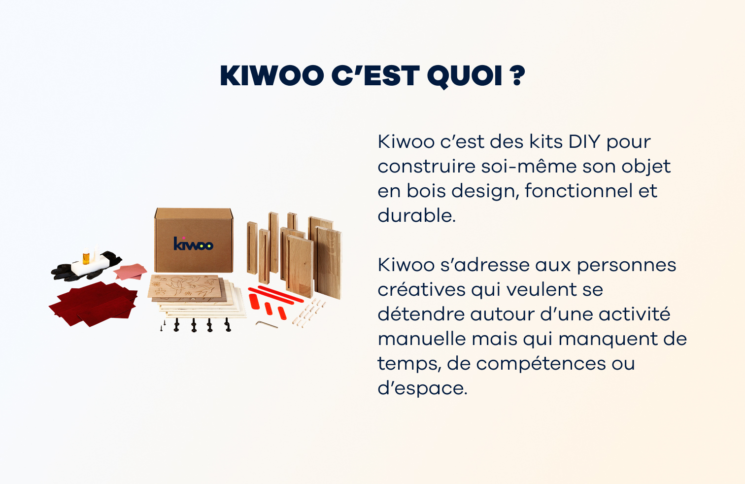 Kiwoo - Kits DIY d'objets en bois - Ulule