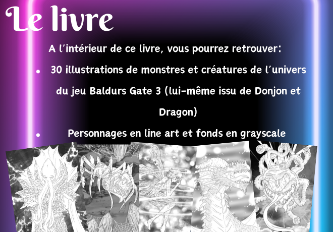 Livre de coloriage: monstres de Faerûn : on vise les paliers
