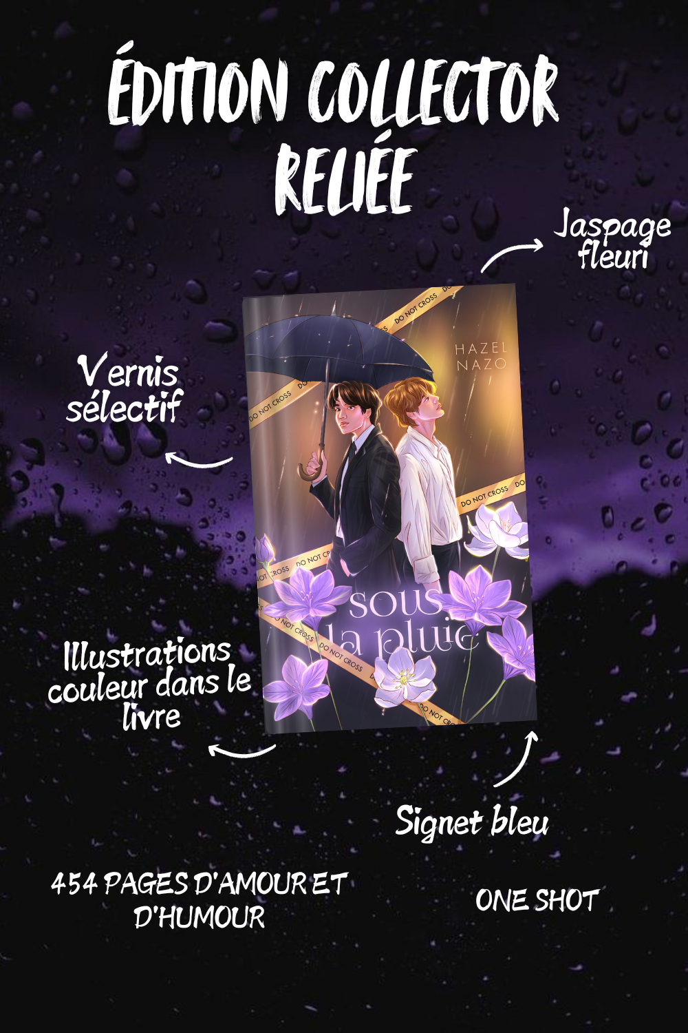"Sous la pluie" roman MxM Edition spéciale