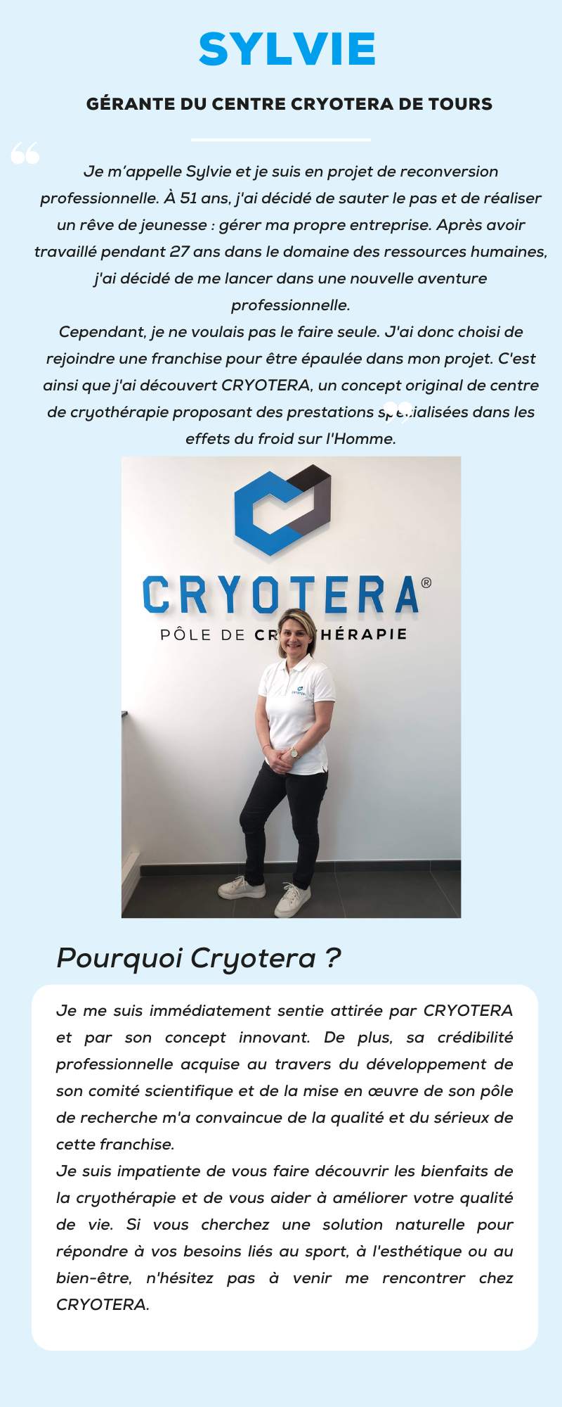 CRYOTERA TOURS - Pôle de cryothérapie