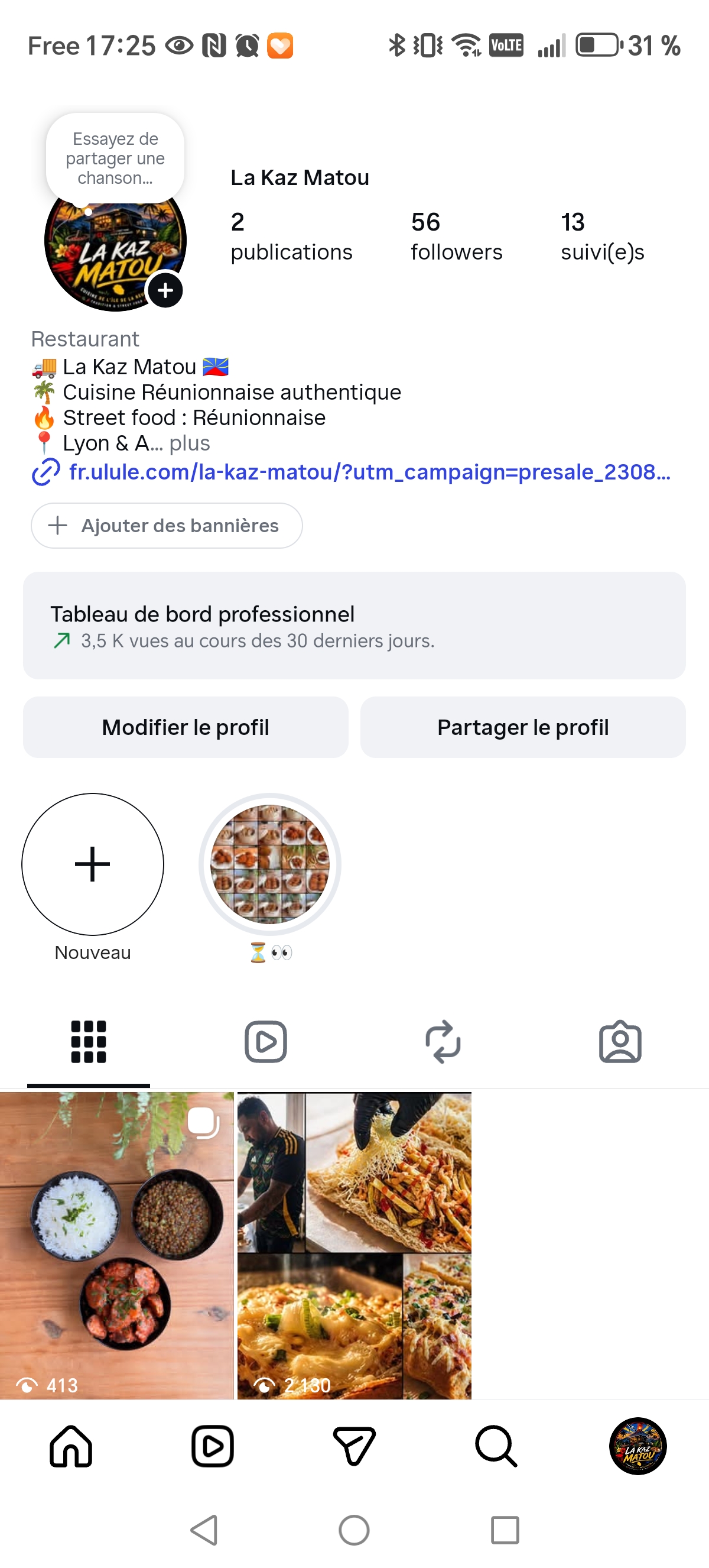 La Kaz Matou 🏝️: le food truck Réunionnais de Lyon - Ulule