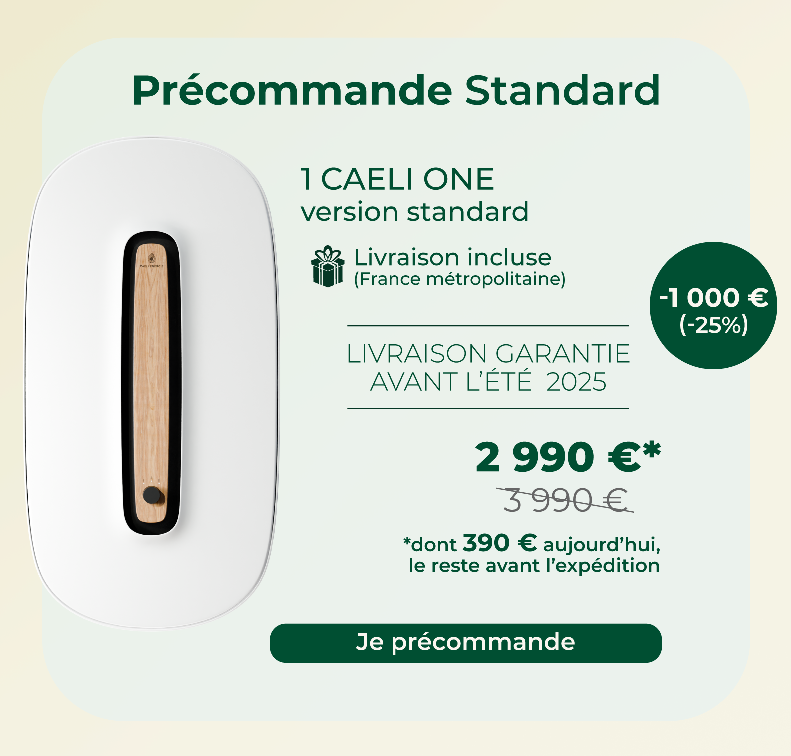 CAELI ONE : Dites stop à la clim'