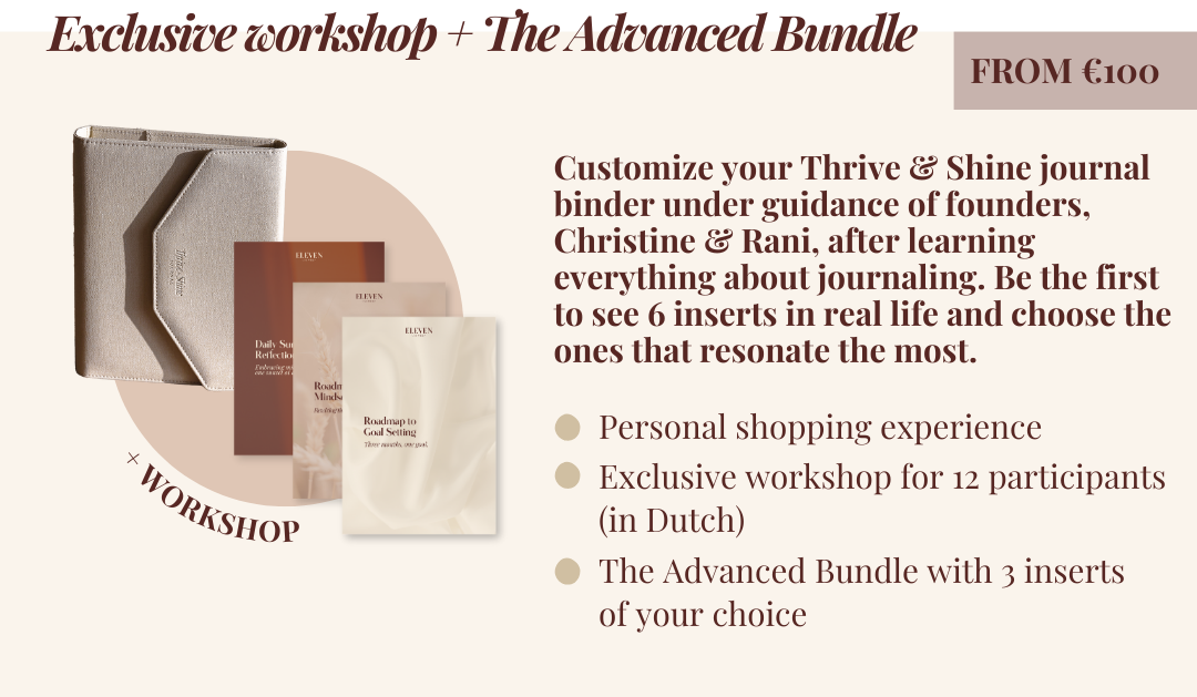 Customizable & refillable: the Thrive & Shine journal - Ulule