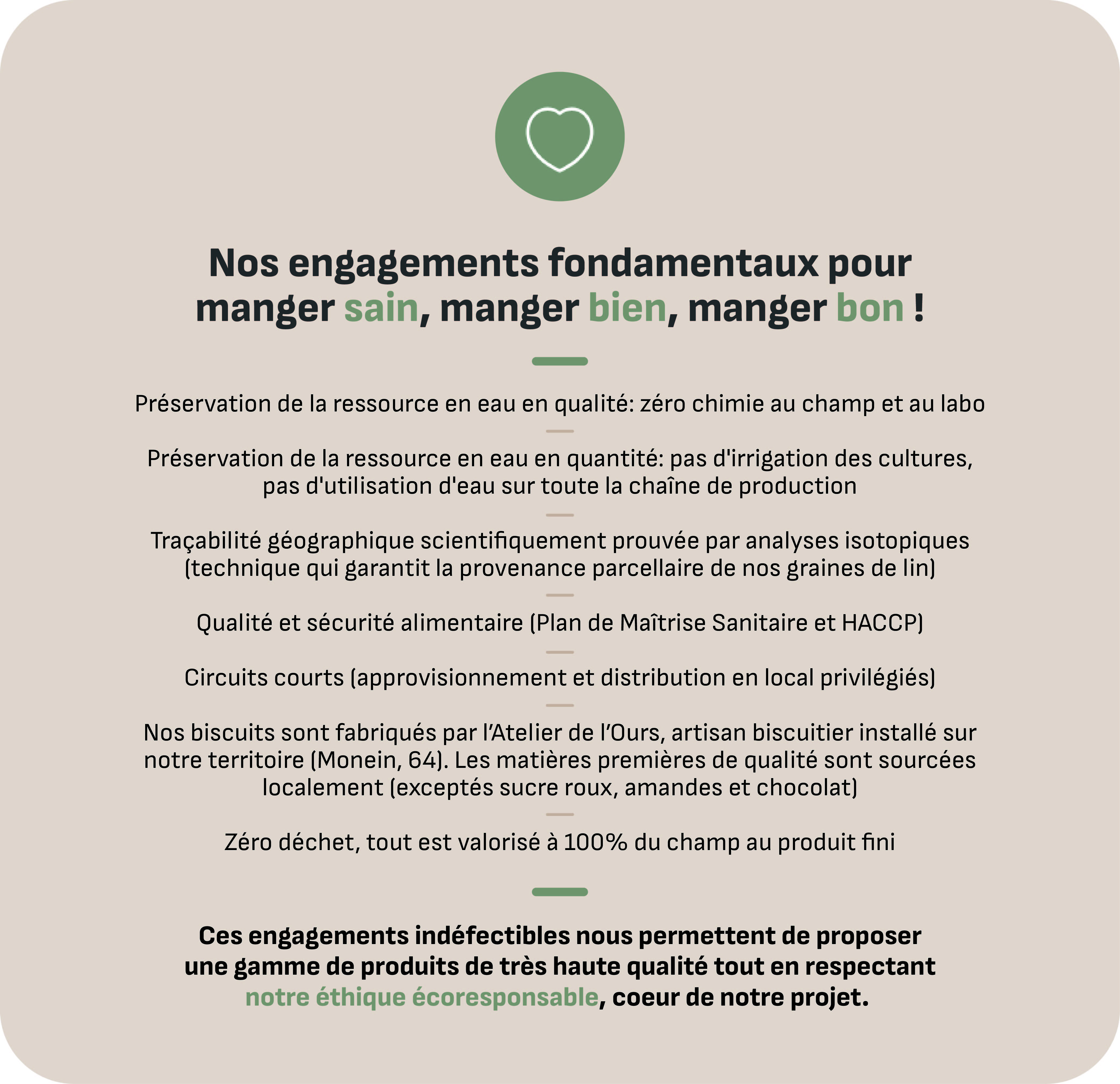 Des produits d’excellence éthiques et durables à base de Lin