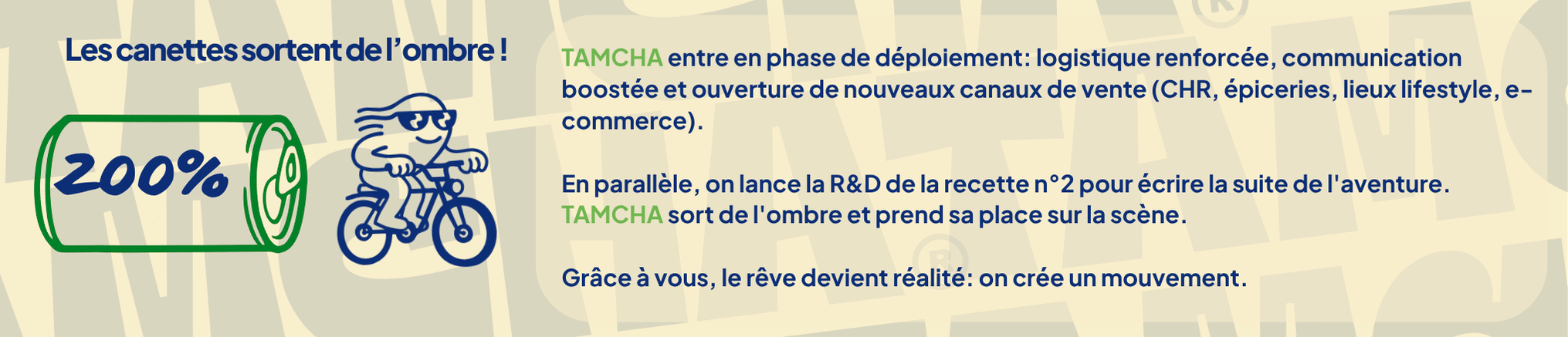 GO 200% !!! TAMCHA, ton premier MATCHA latte en canette