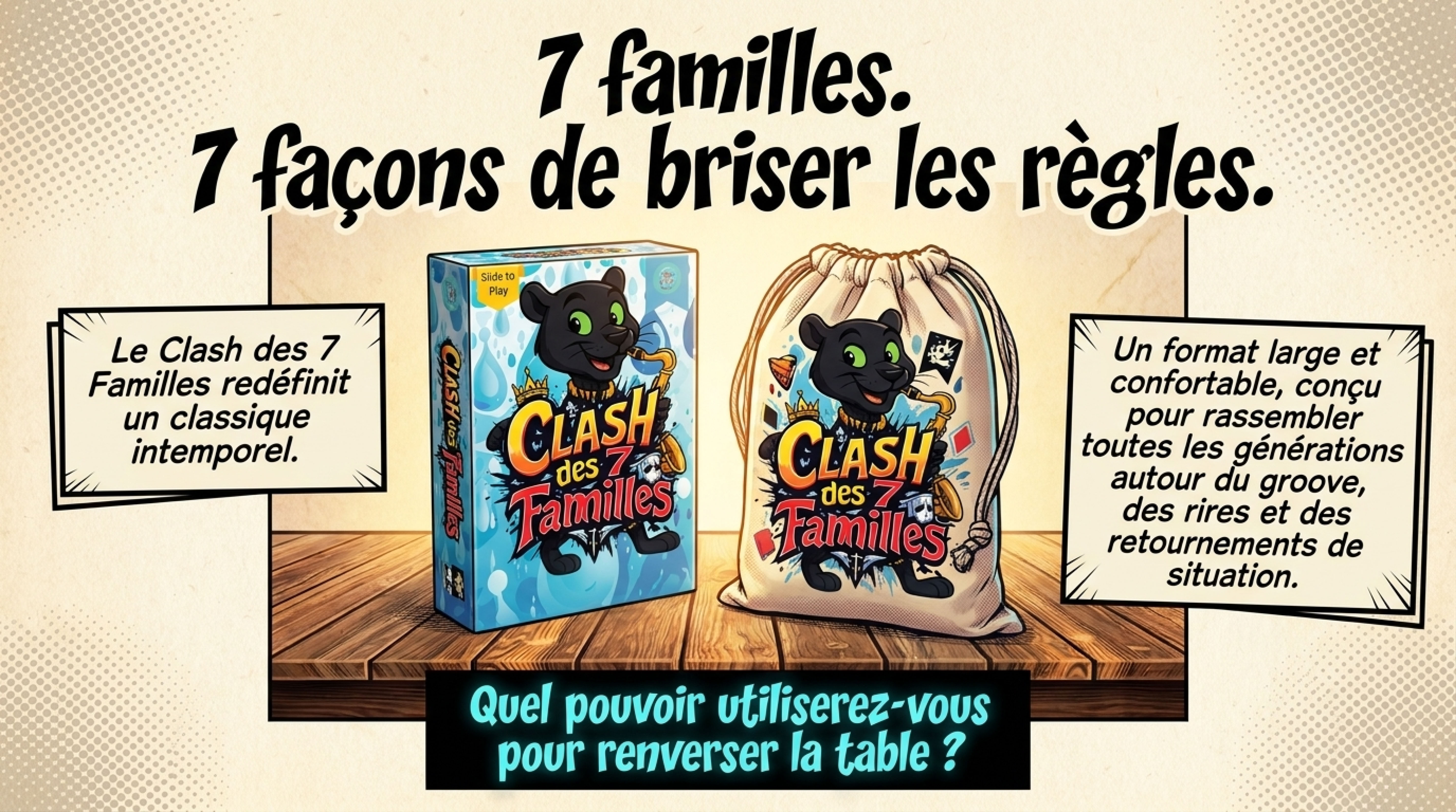 Clash des 7 familles - Jeu de cartes - Ulule