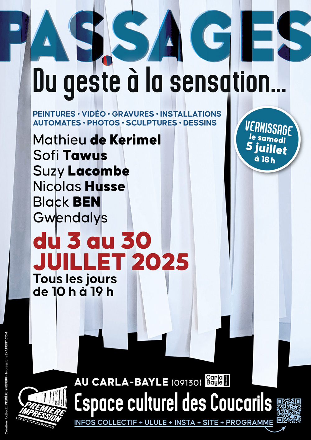 PAS.SAGES – Une exposition du collectif PREMIÈRE IMPRESSION - Ulule