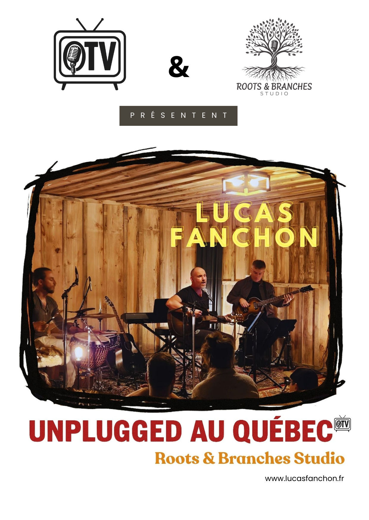 Lucas Fanchon - Nouvel Album "unplugged" in Quebec - Ulule