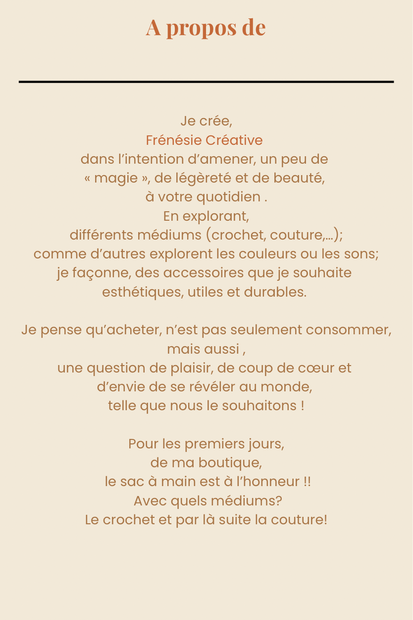 Aidez « Frénésie Créative », à éclore