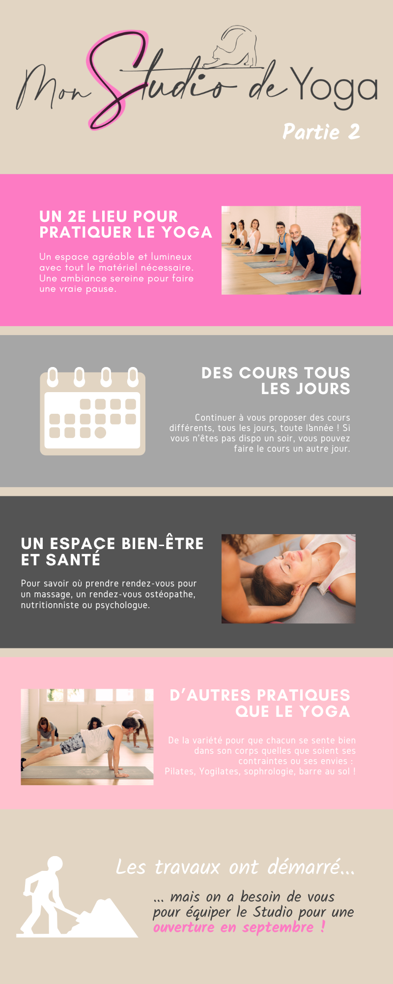 Mon Studio de Yoga : partie 2
