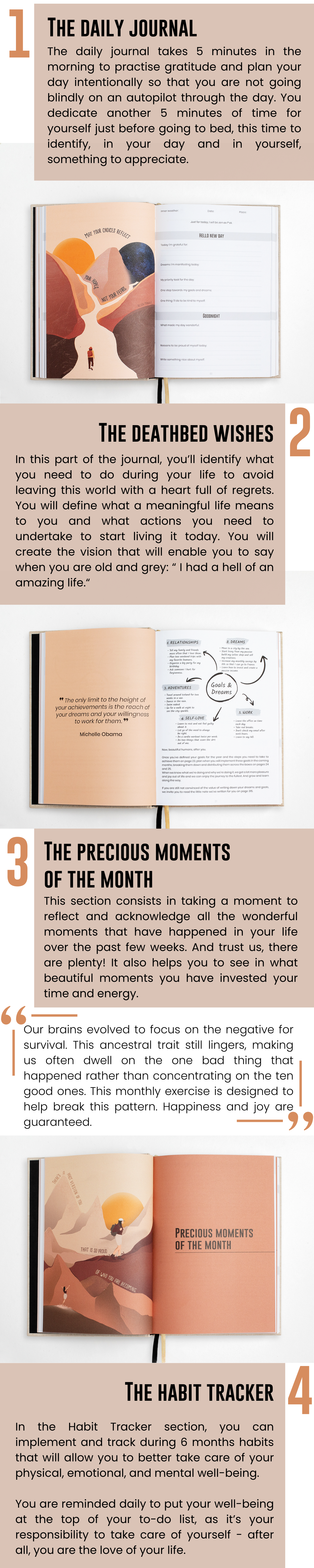 A guided journal to a fulfilled and intentional life!