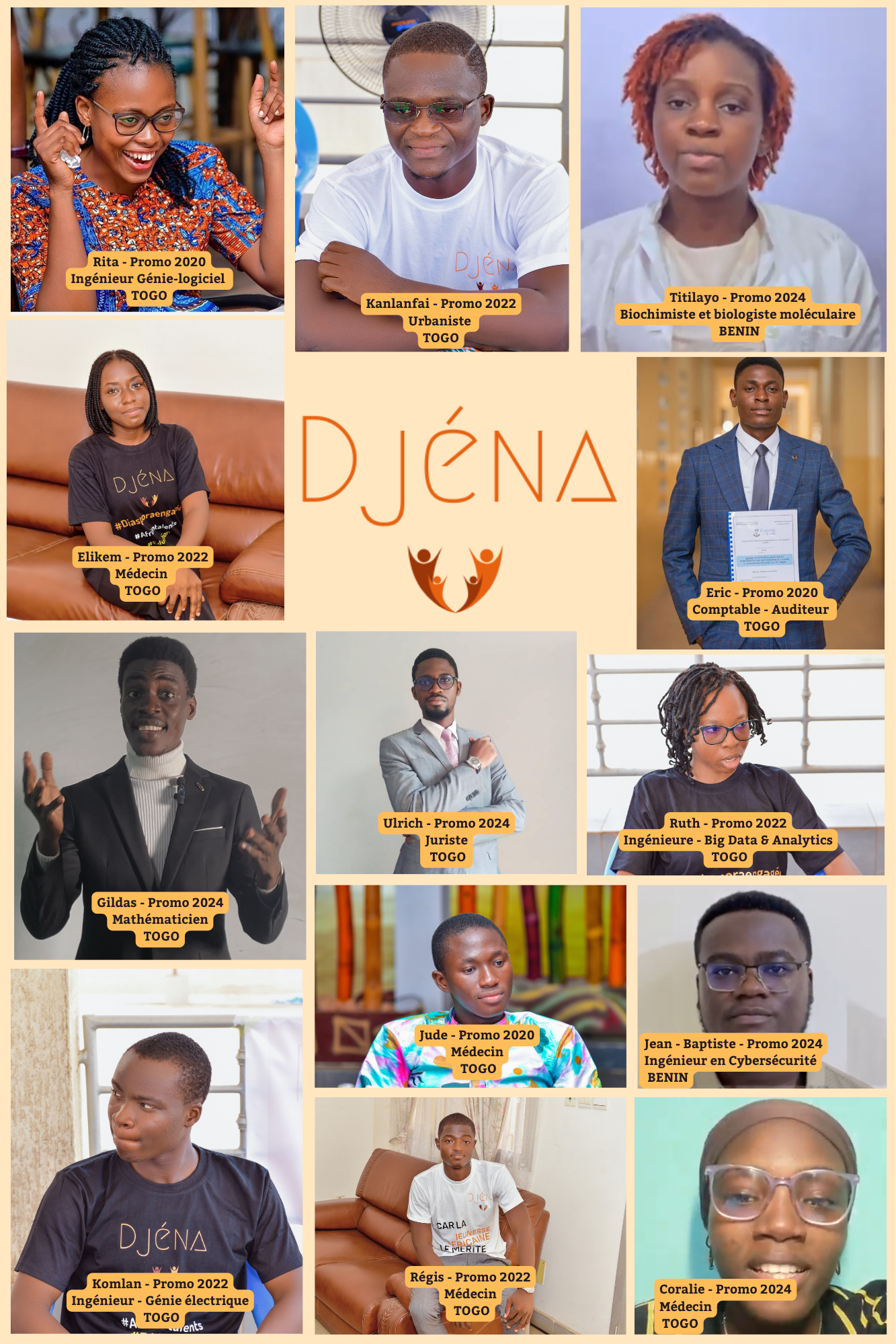 Association Djéna : Soutenez 10 étudiants au TOGO & BENIN - Ulule