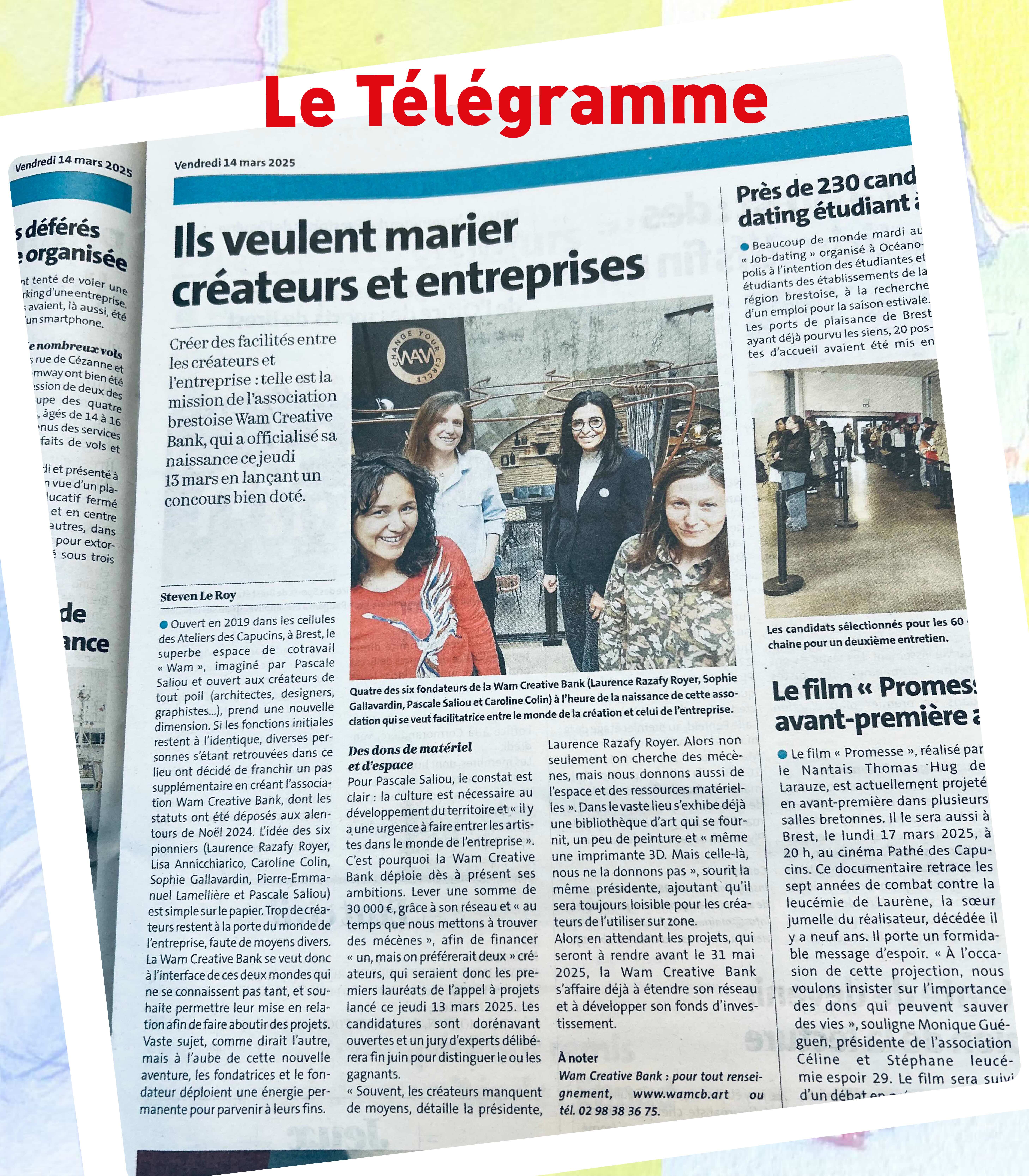 Soutenons la créativité en Bretagne ! - Ulule