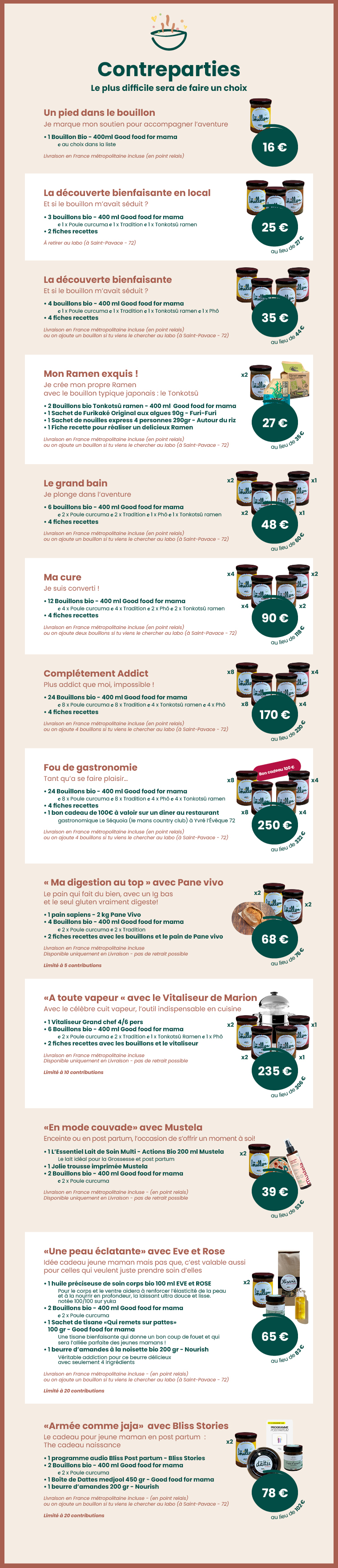 Good food for mama - Les bouillons bienfaisants