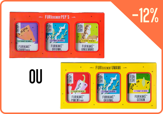 NOUVEAUTÉS FURIFURI : PEP'S, UMAMI, CURCUMA & GENKI