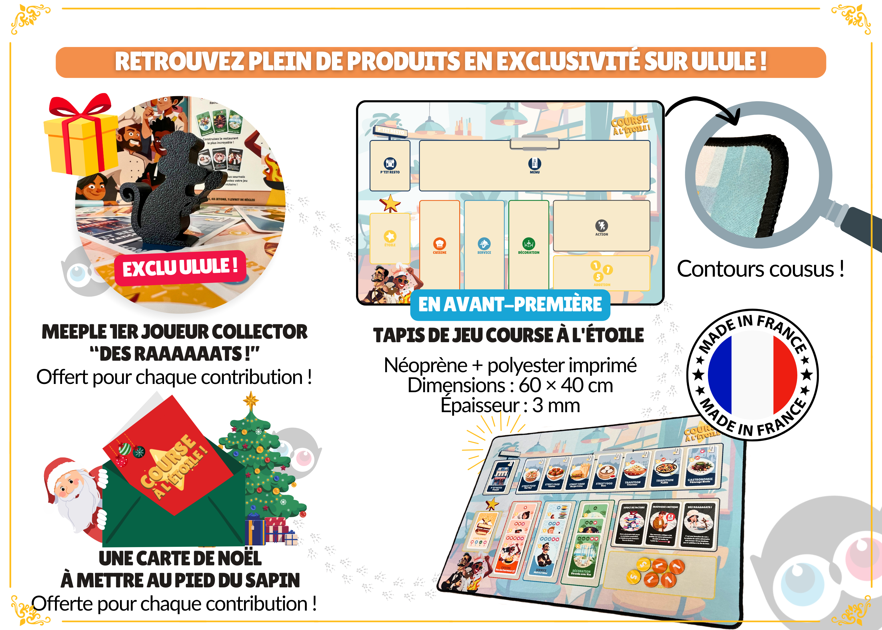 MENU PRESTIGE, l’extension du jeu COURSE À L’ÉTOILE ! - Ulule