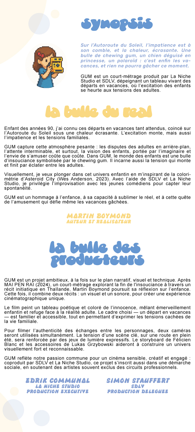 GUM - Un court-métrage de LA NICHE - Ulule