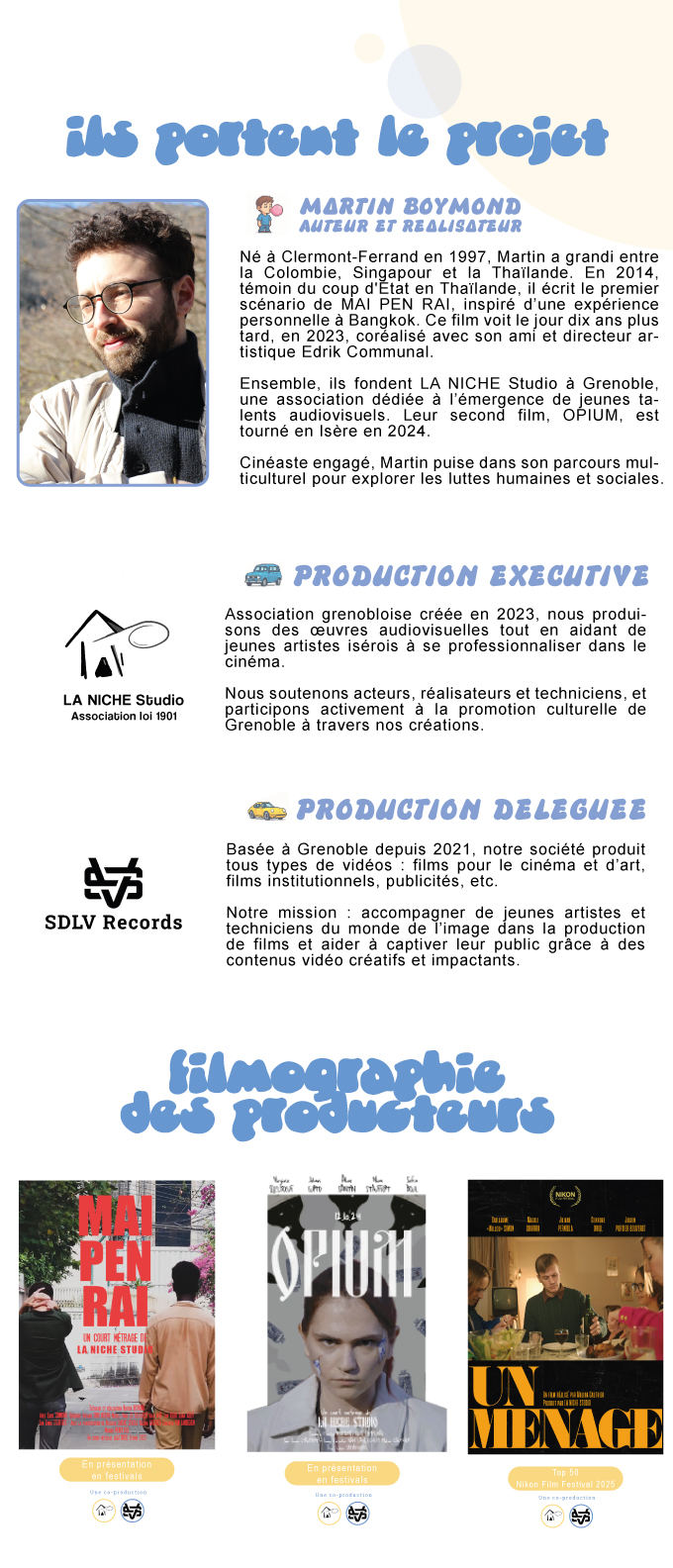 GUM - Un court-métrage de LA NICHE - Ulule