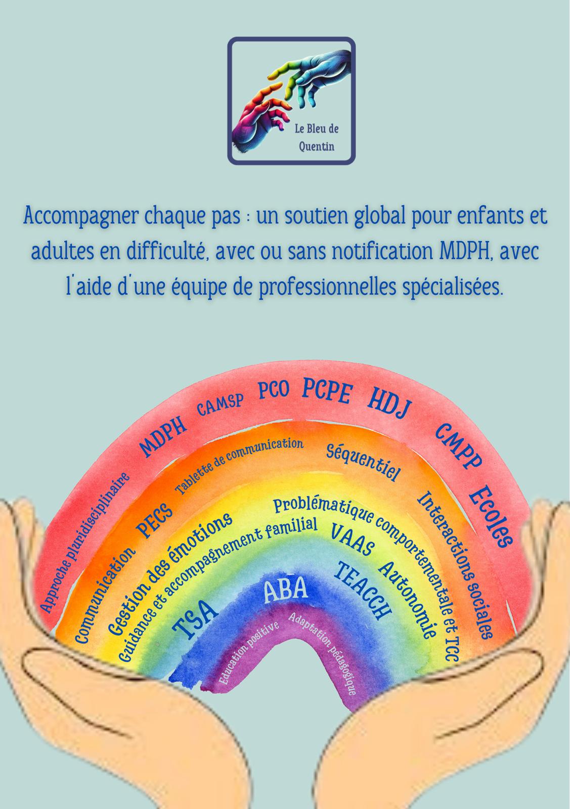 Accompagnement spécialisé : Centre "le bleu de quentin"