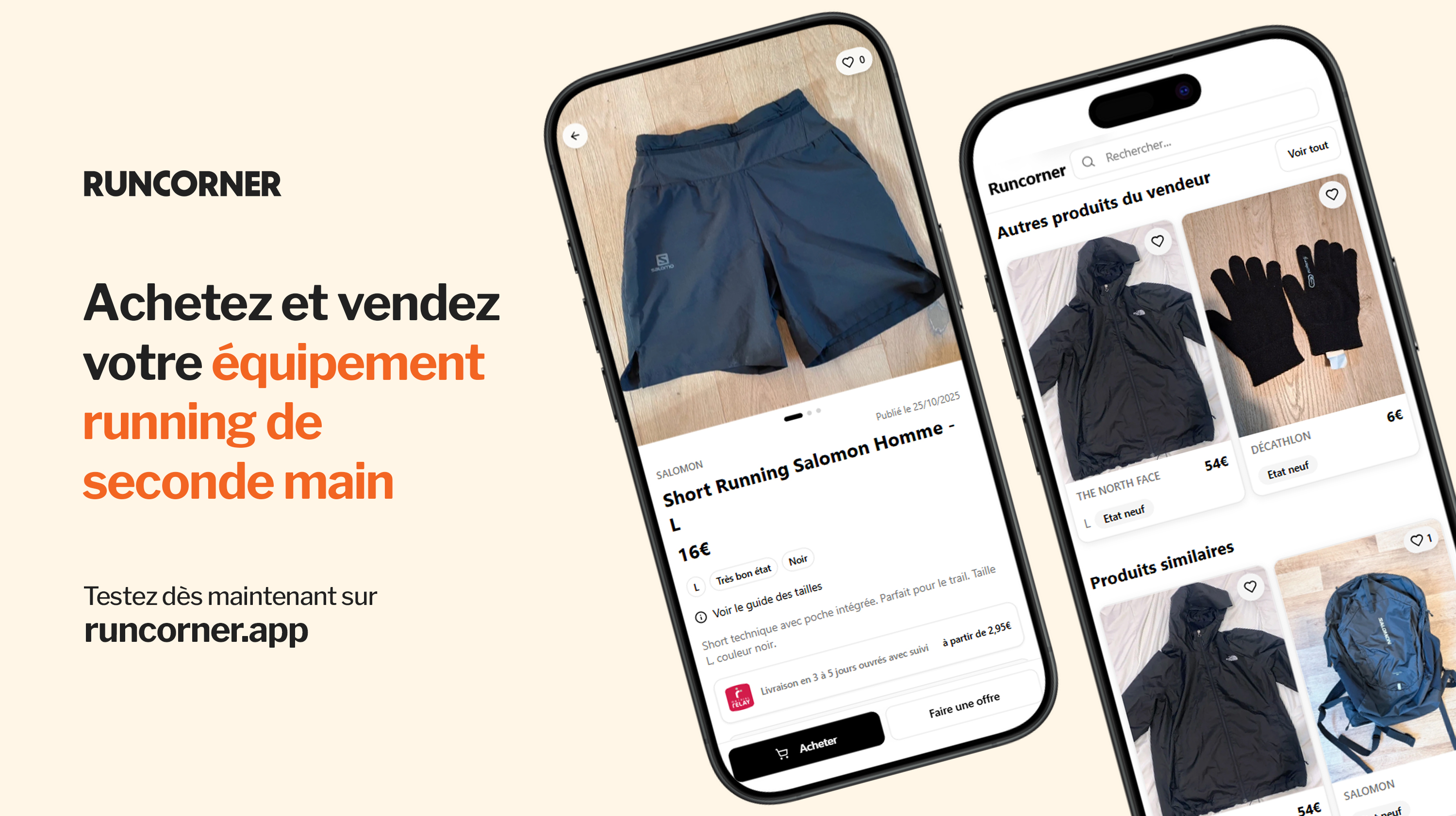 Runcorner : la marketplace de seconde main 100% running - Ulule
