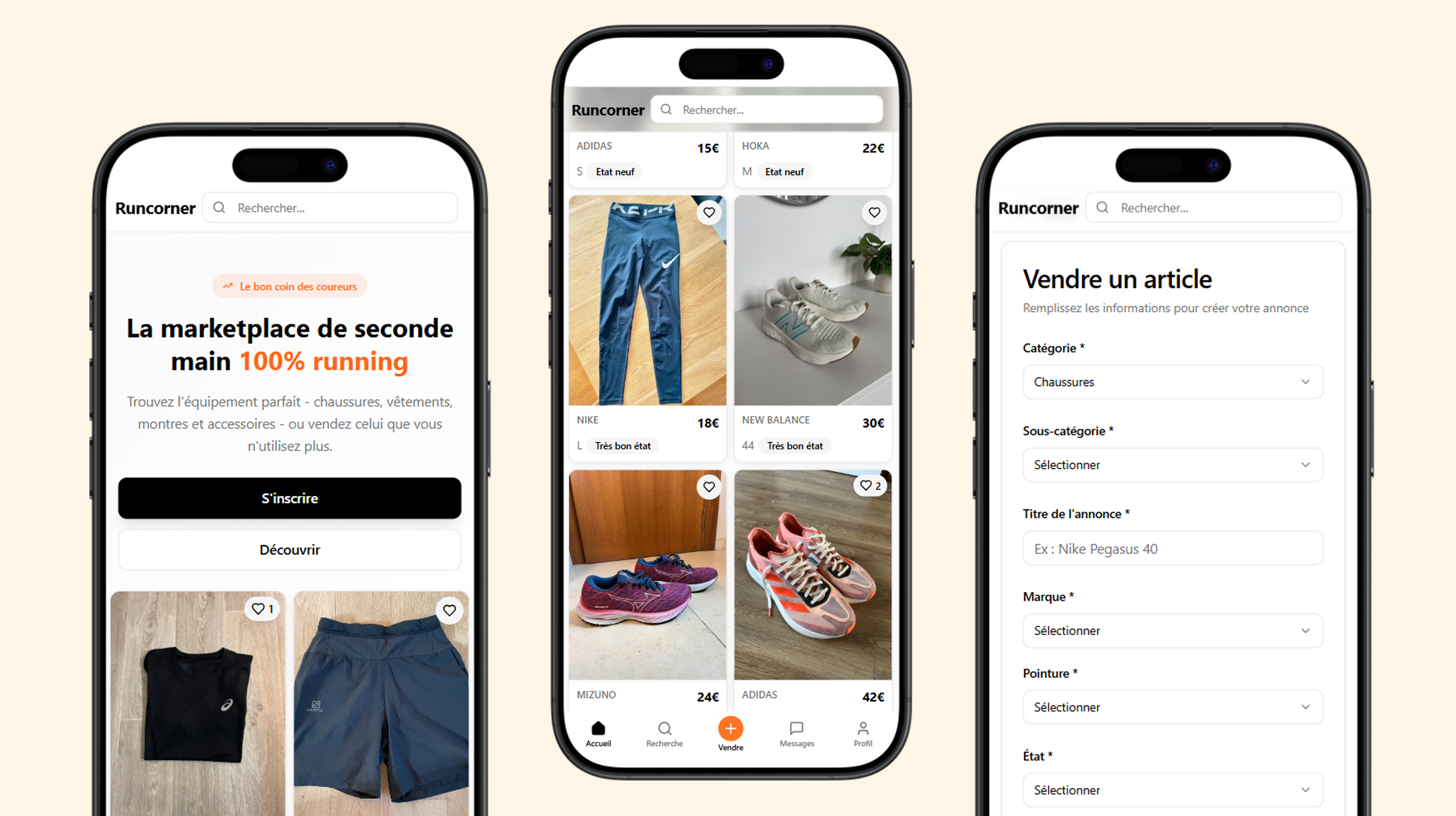 Runcorner : la marketplace de seconde main 100% running - Ulule