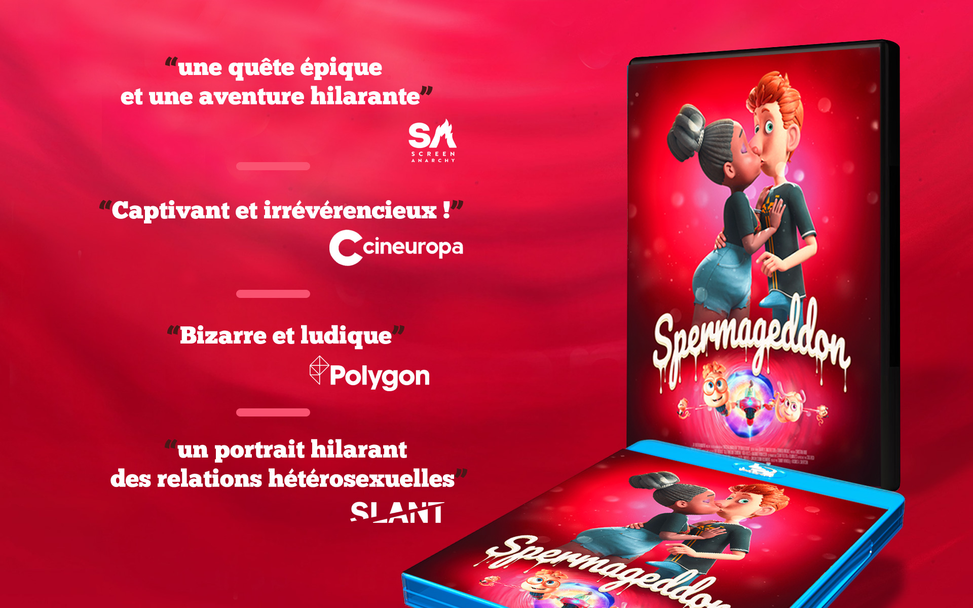 Spermageddon en blu-ray et en DVD - Ulule