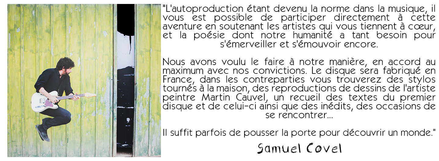 Samuel Covel - Nouvel album "La Nuit" - Ulule