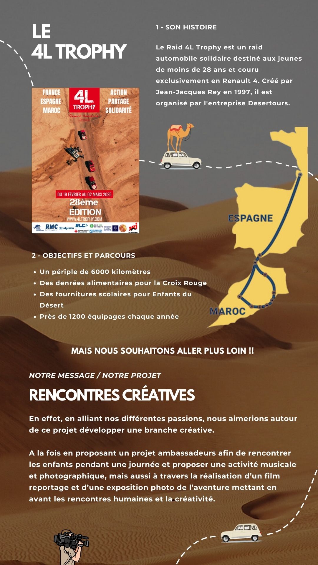 4L TROPHY - RENCONTRES CREATIVES