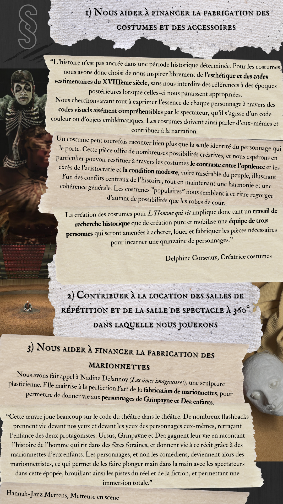 L'Homme qui rit - Soutenez le 4e projet de Side by Side