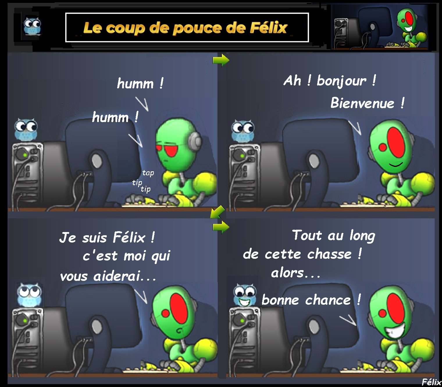 Les Cinq énigmes de Maître Hibou