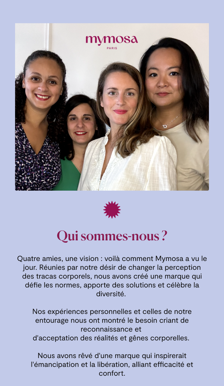Mymosa Paris, Soins corporels ciblés pour les zones oubliées - Ulule