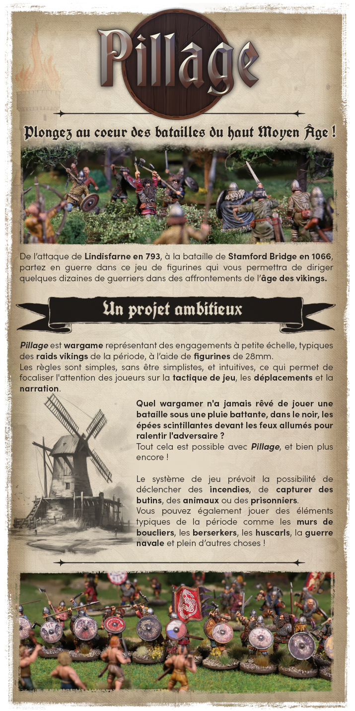Pillage, le jeu de bataille du haut Moyen Âge - Ulule