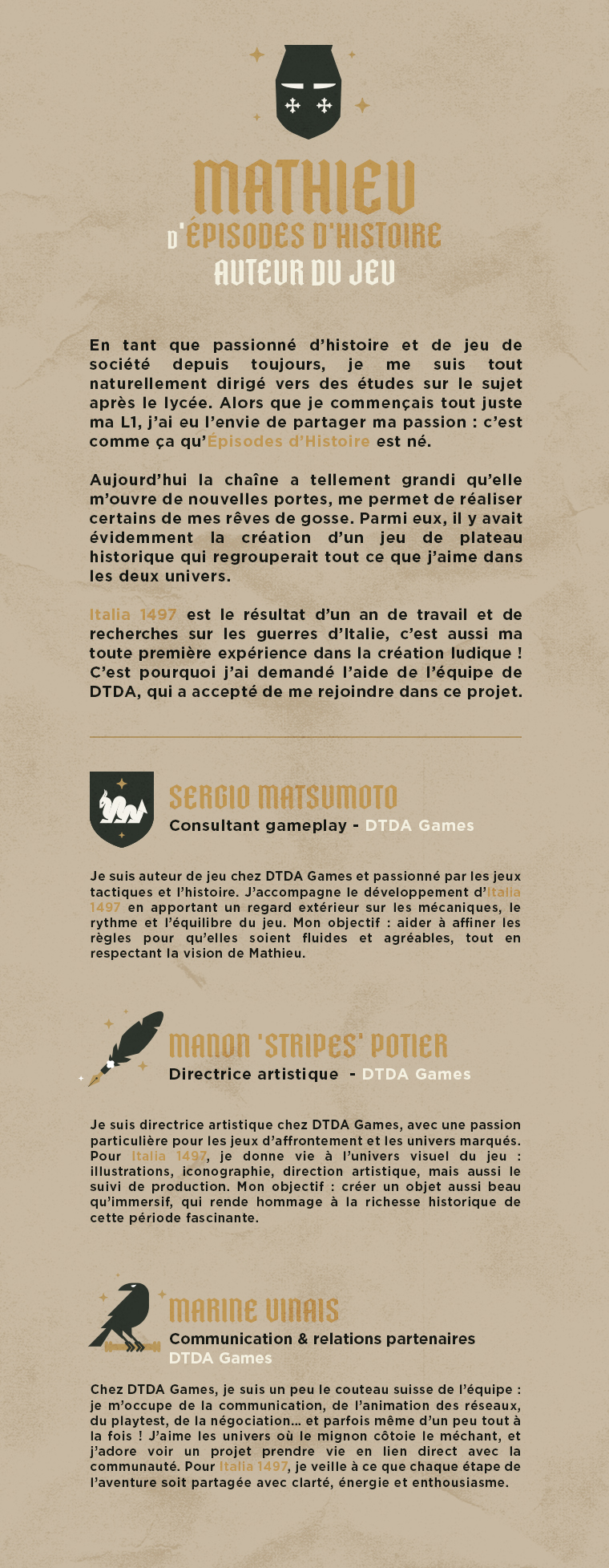 ITALIA 1497 : Le jeu de plateau historique