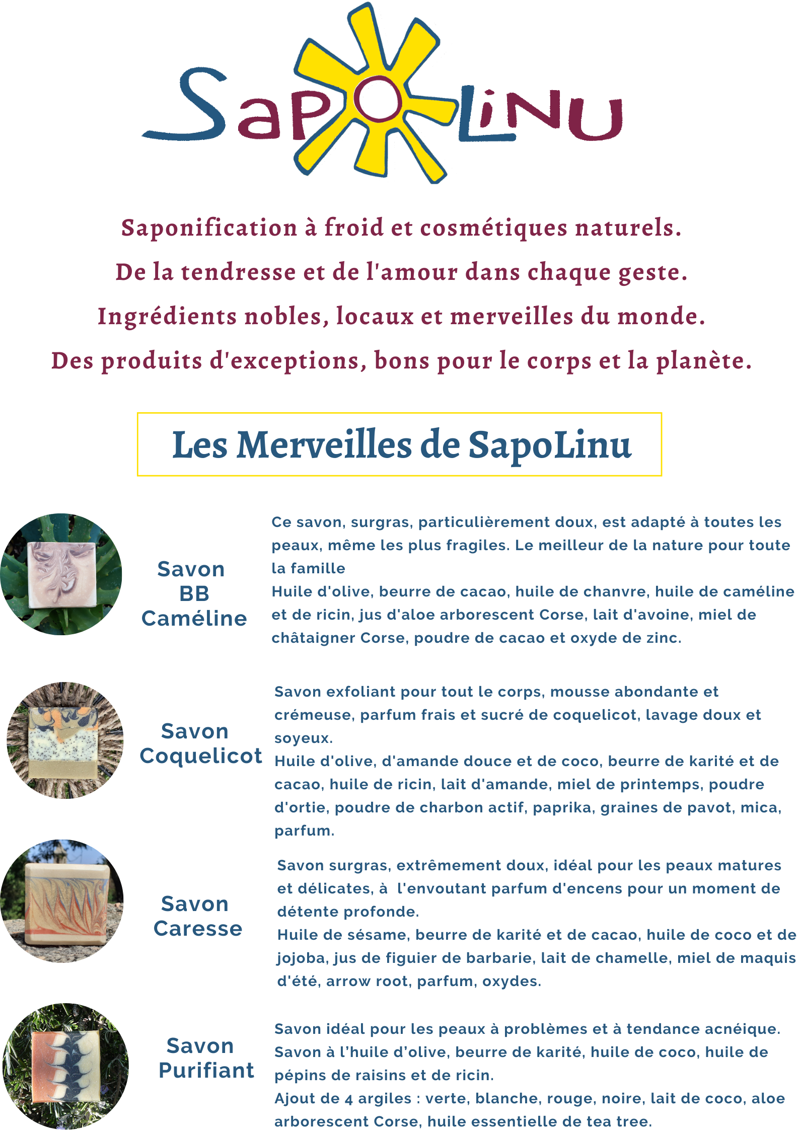 SapoLinu - La Chantilly d'Immortelle Corse