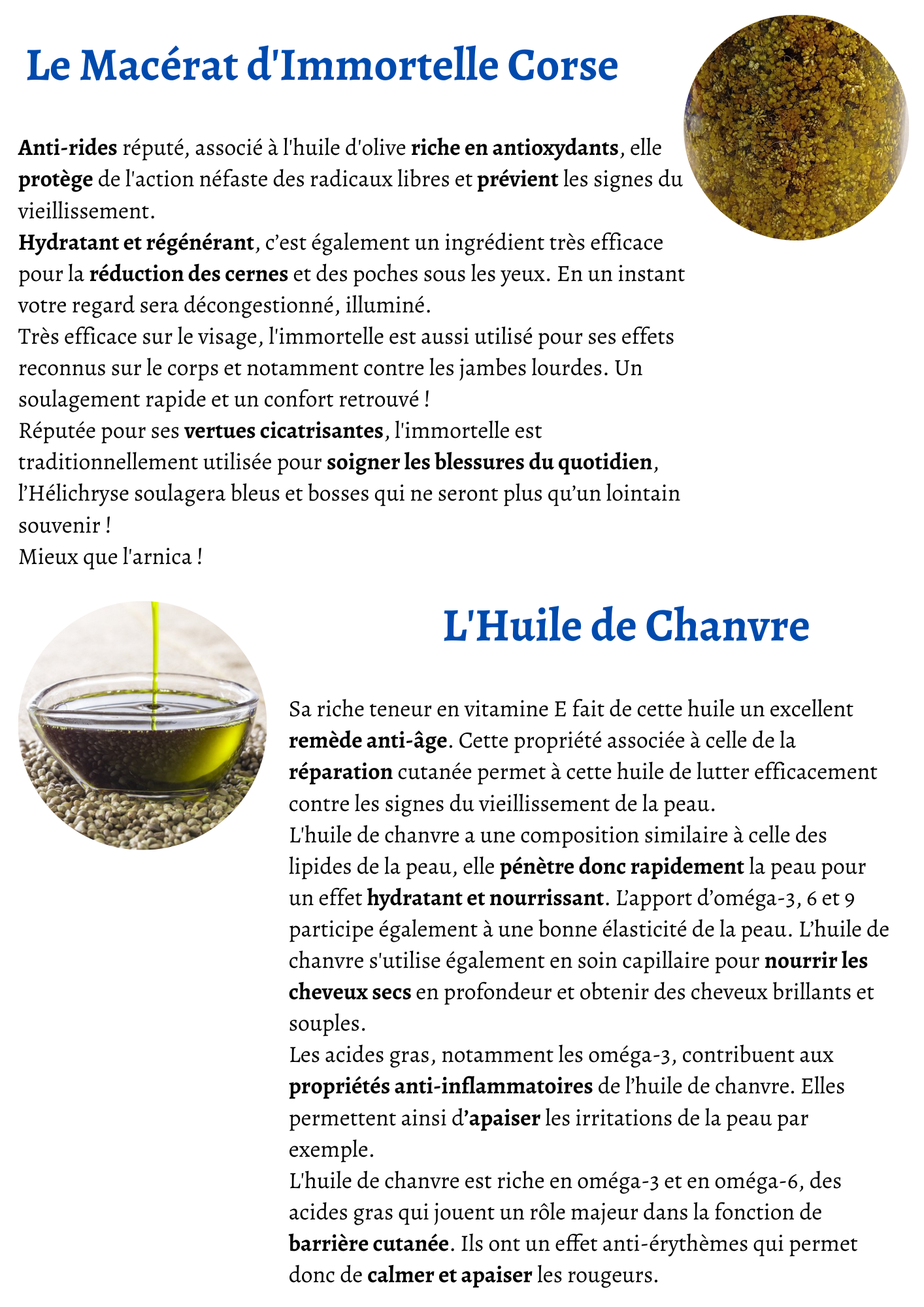 SapoLinu - La Chantilly d'Immortelle Corse