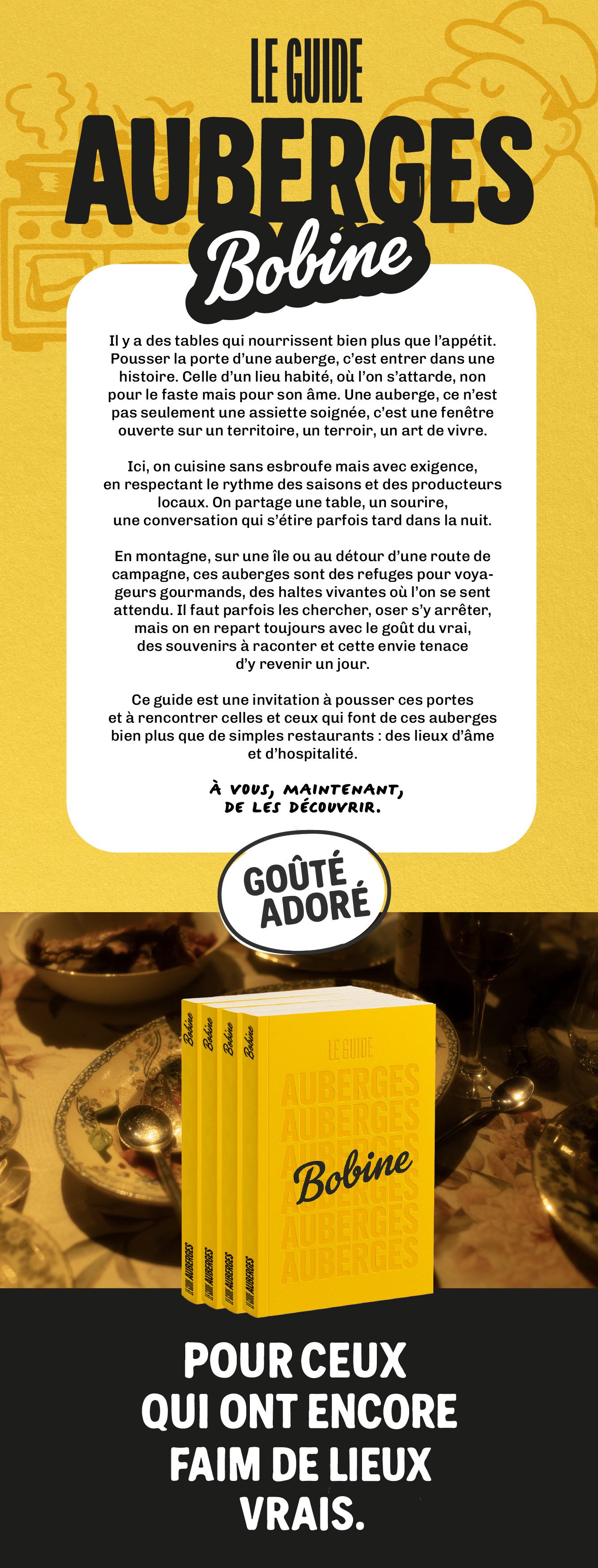 Le guide Bobine — Auberges