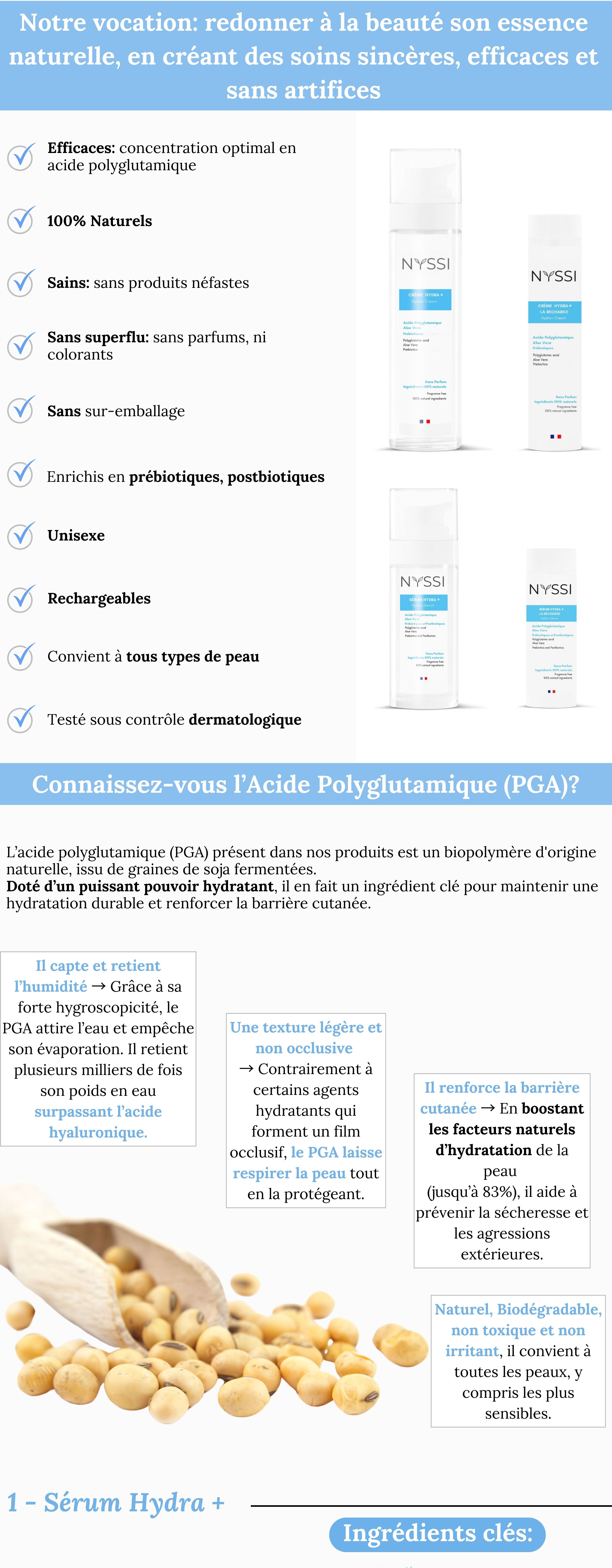 NYSSI, la cosmétique saine sans compromis sur l'efficacité.