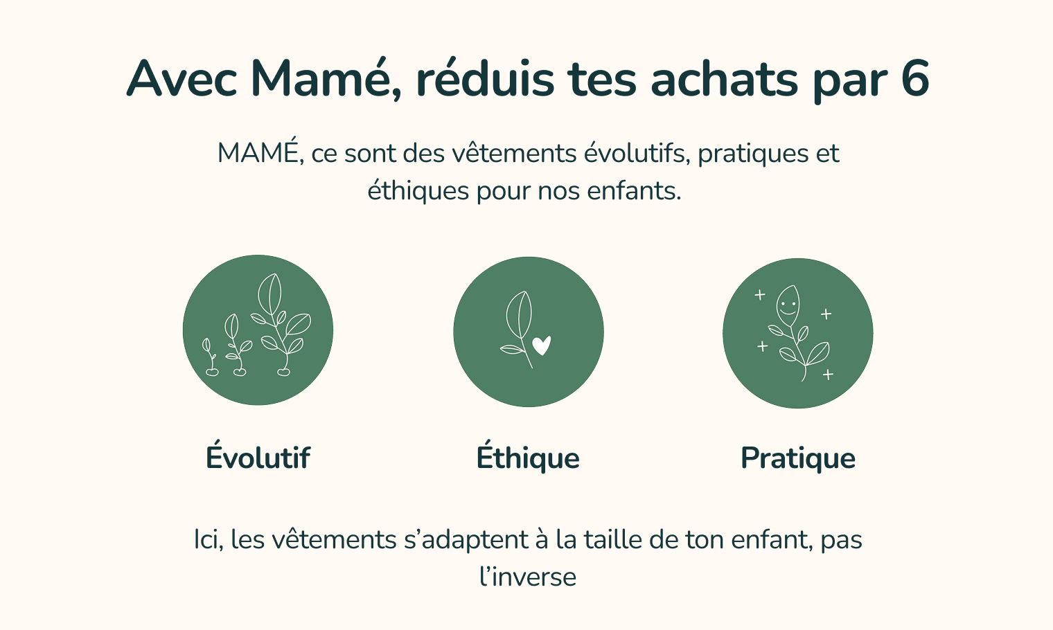 MAMÉ: La mode qui grandit avec ton enfant!