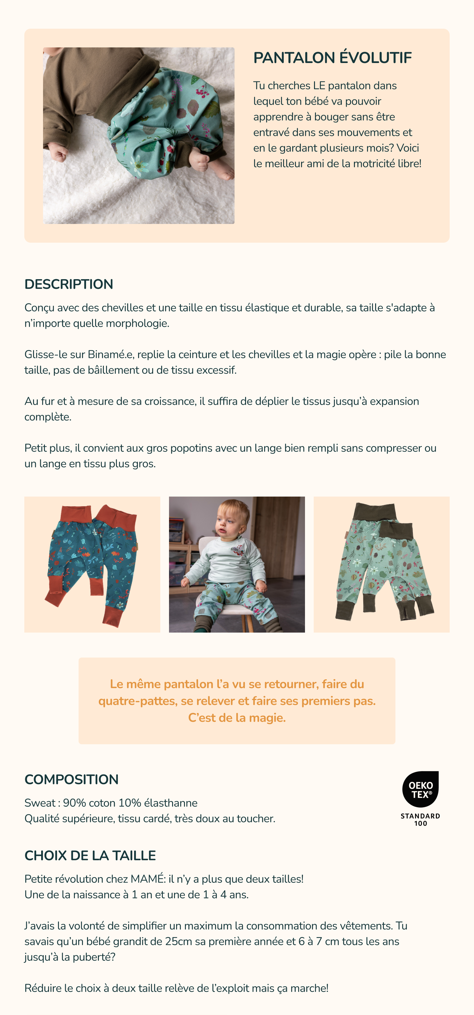MAMÉ: La mode qui grandit avec ton enfant!