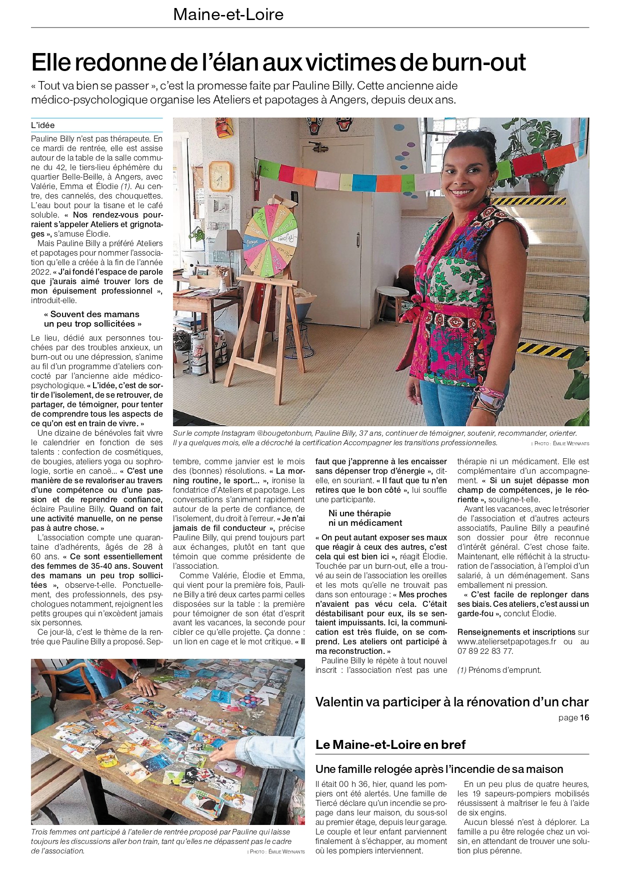 Association Ateliers & Papotages - Ulule