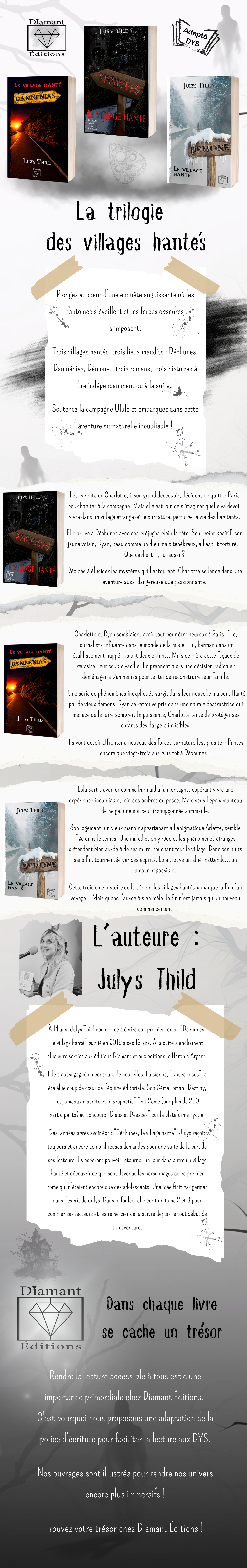 La trilogie des villages hantés - Julys Thild - Ulule