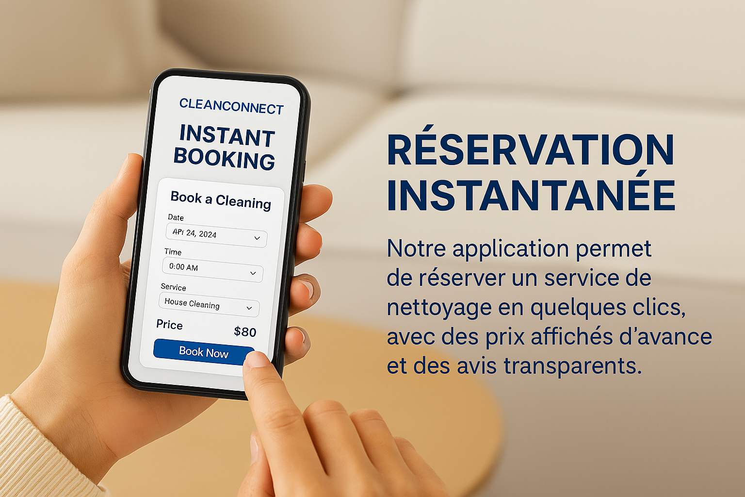 CleanConnect Revolution Services de Nettoyage à la Demande