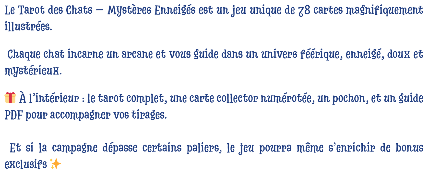 Le Tarot des Chats – Mystères Enneigés