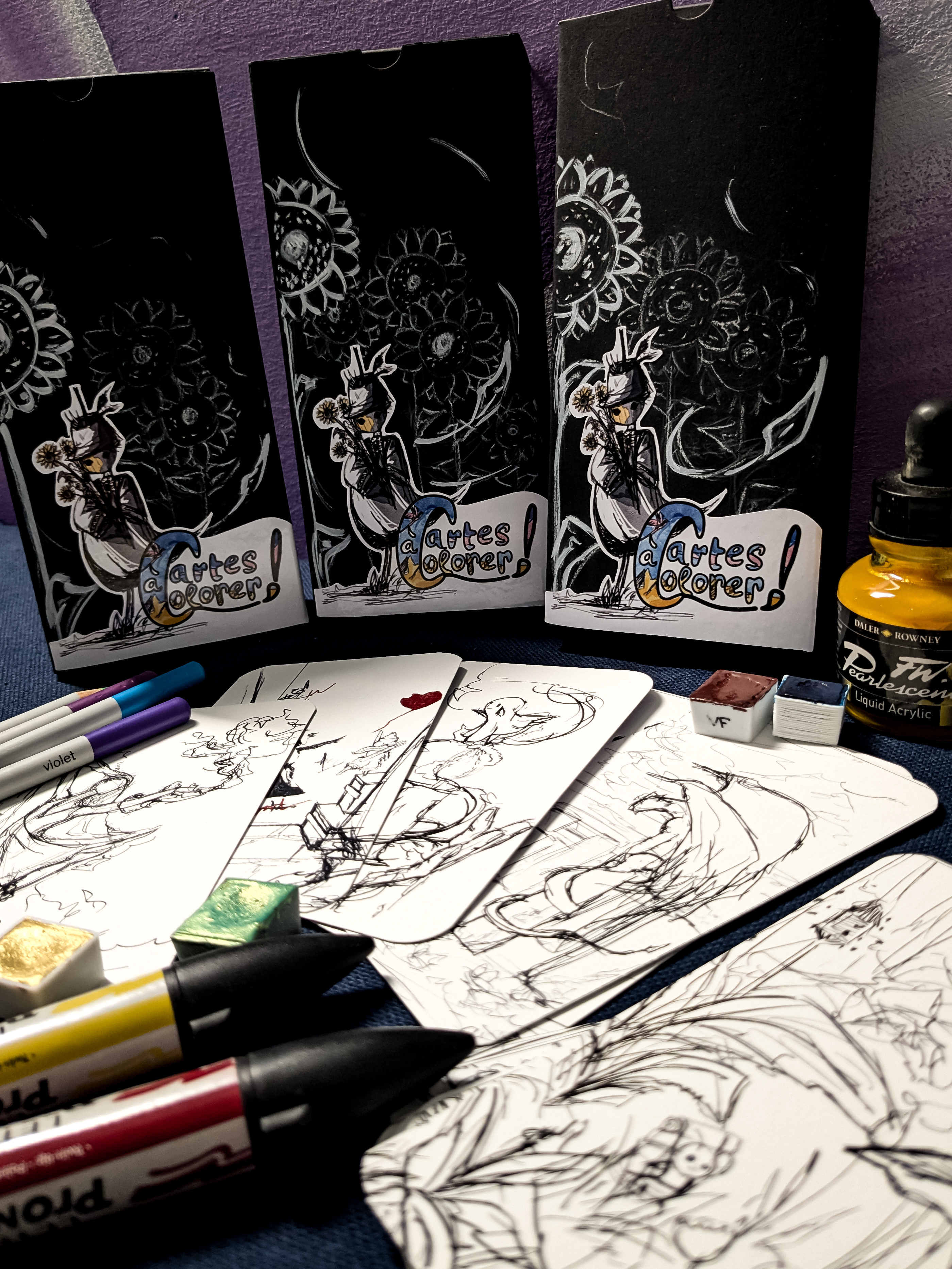 24 cartes à colorier - Ulule