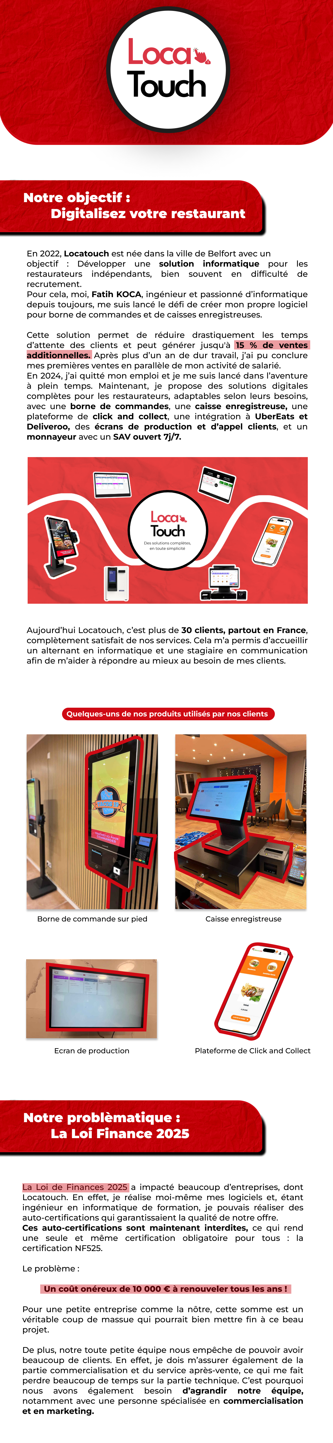 Soutenez Locatouch ! Passage de la certification NF525 - Ulule
