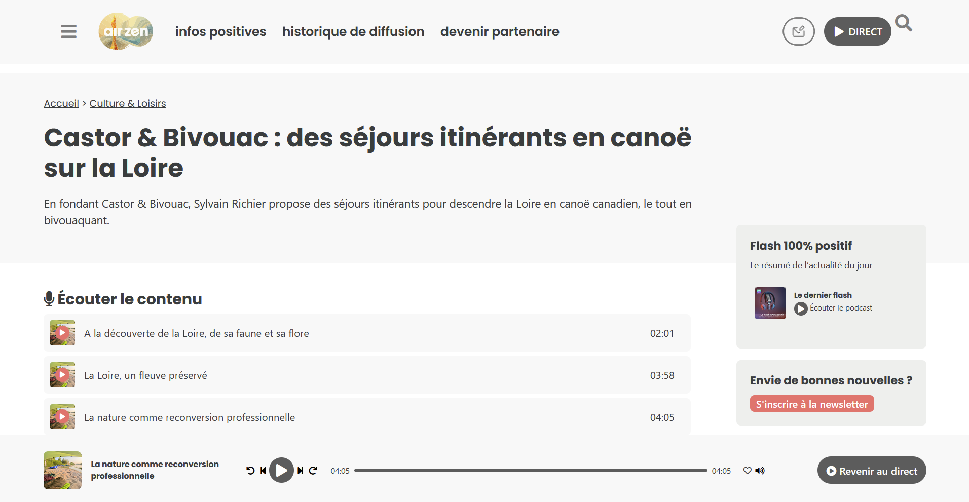 Je vous emmène à l'aventure sur la Loire en canoë-bivouac ! - Ulule