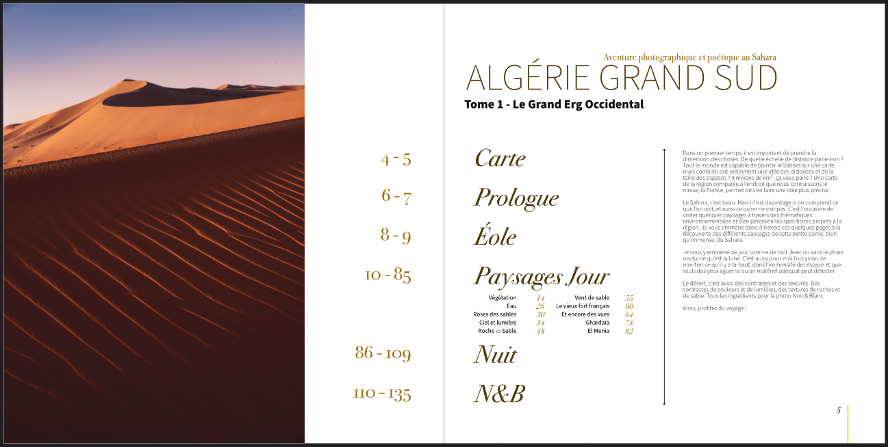 Édition TOME 1 : ALGÉRIE - Le Grand Erg Occidental - Ulule
